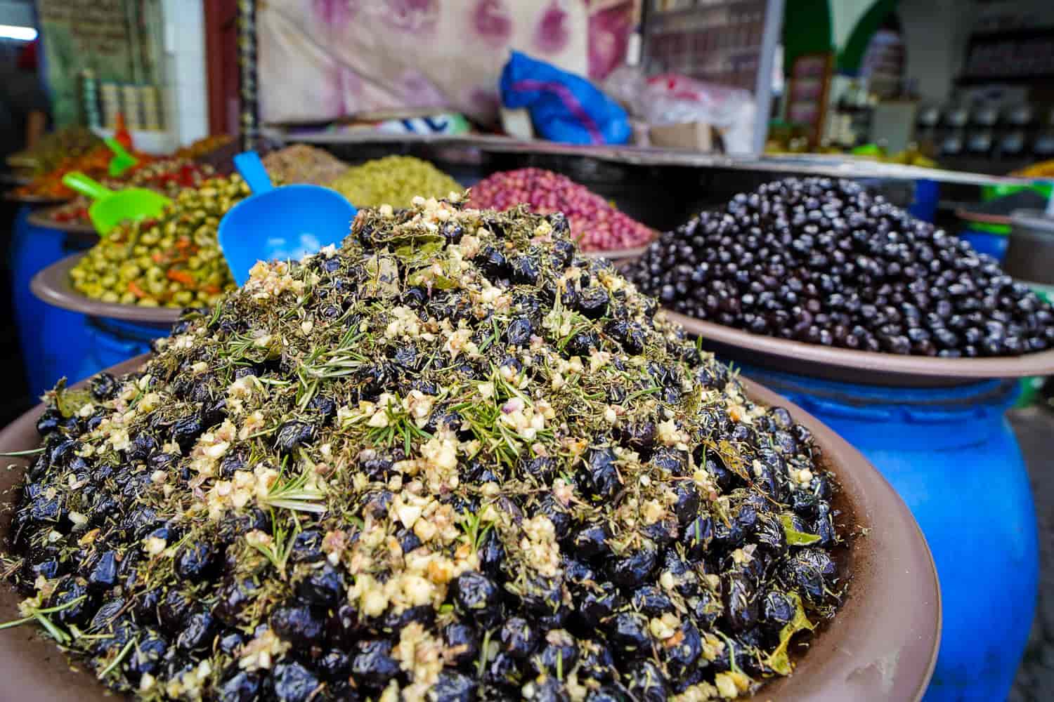 The Great Habous Olive Market